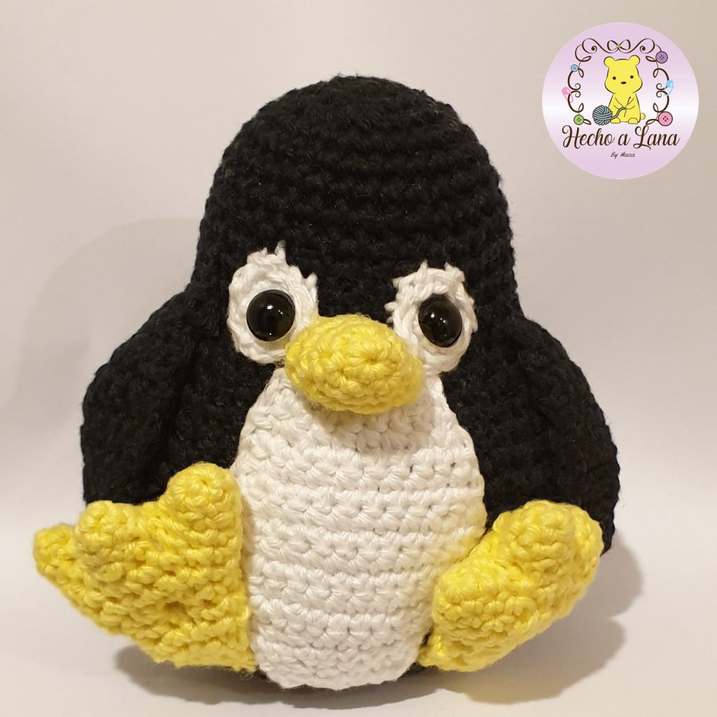 Pinguino Tux Linux – Hecho a Lana